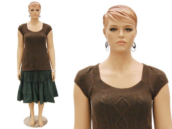 Realistic Female Plus-Size Mannequin – Mannequin City
